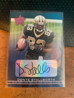 2002 Leaf Rookies and Stars Rookie Autographs #174 Donte Stallworth | eBay