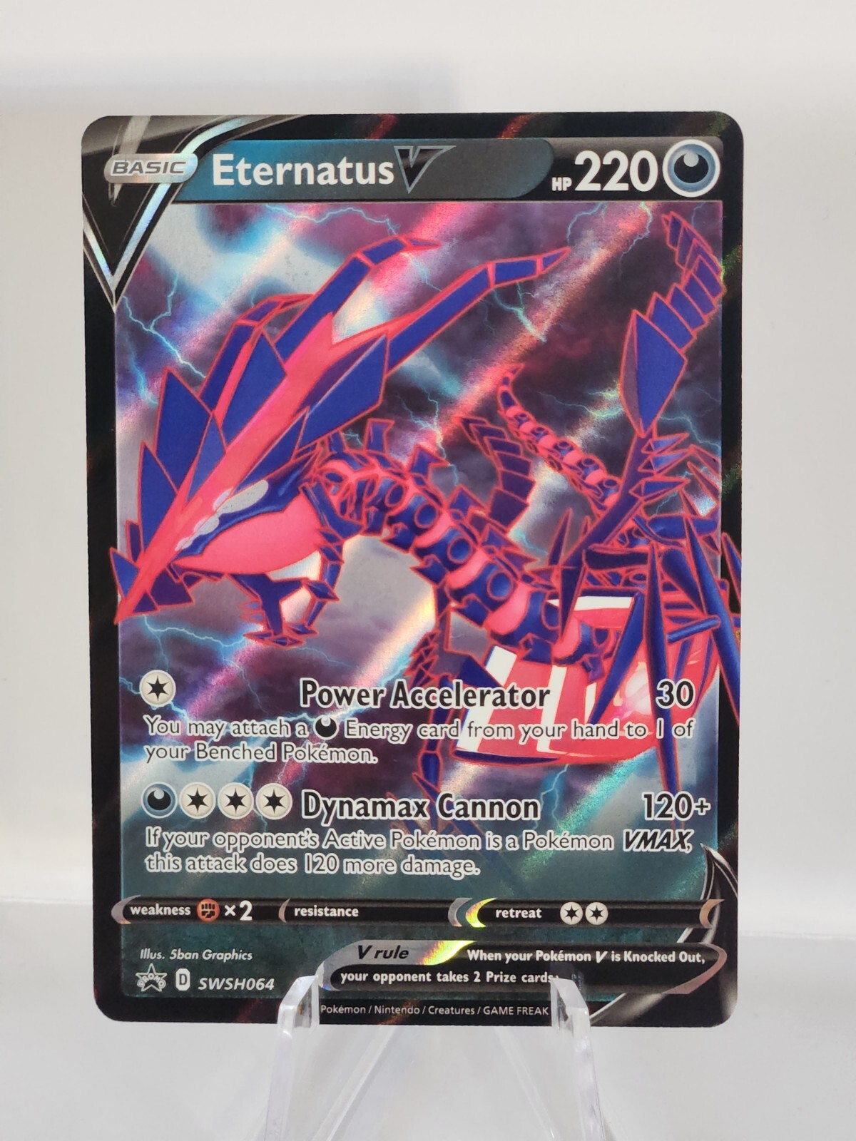 Eternatus V SWSH064 Ultra Rare Black Star Promo Pokémon TCG MINt | eBay