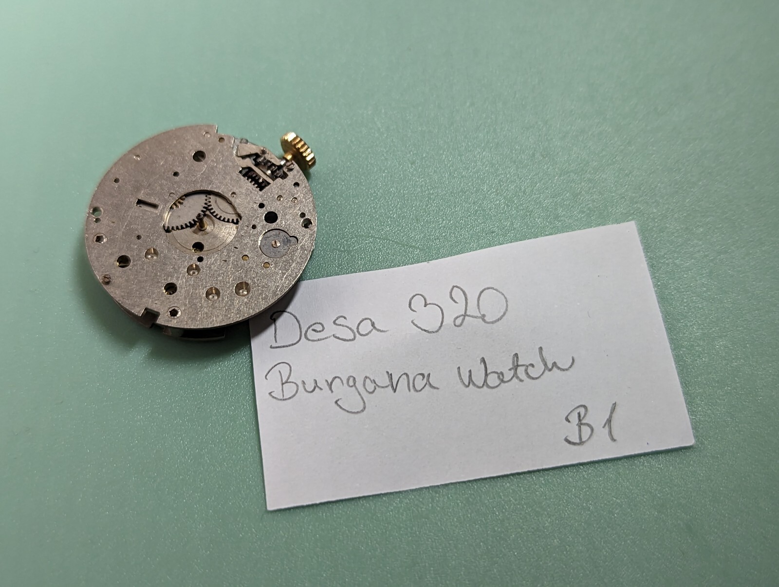 Desa 320 One Jewel Burgana Watch Movement Spares Or Repair | eBay UK