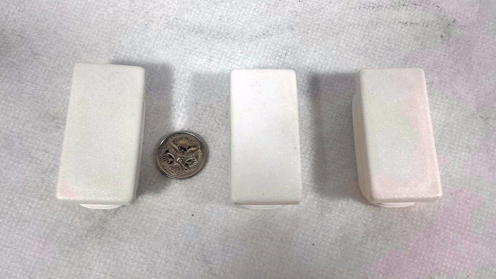 Plastic Rectangular End Cap 50x25mm White - Pack of 10 Pieces | eBay ...