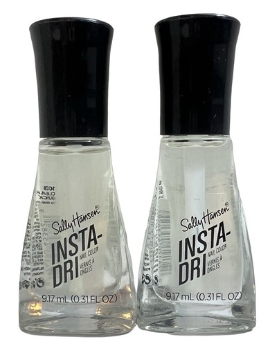 (2) Sally Hansen Insta-Dri Nail Polish Liquid, Clearly Quick, 0.31 fl ...