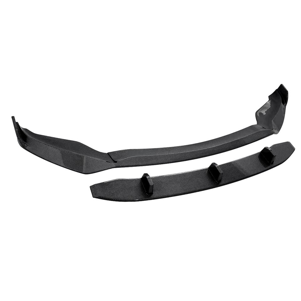 Carbon Look Front Bumper Lip Splitter Spoiler For BMW F15 X5 2014-2018 ...