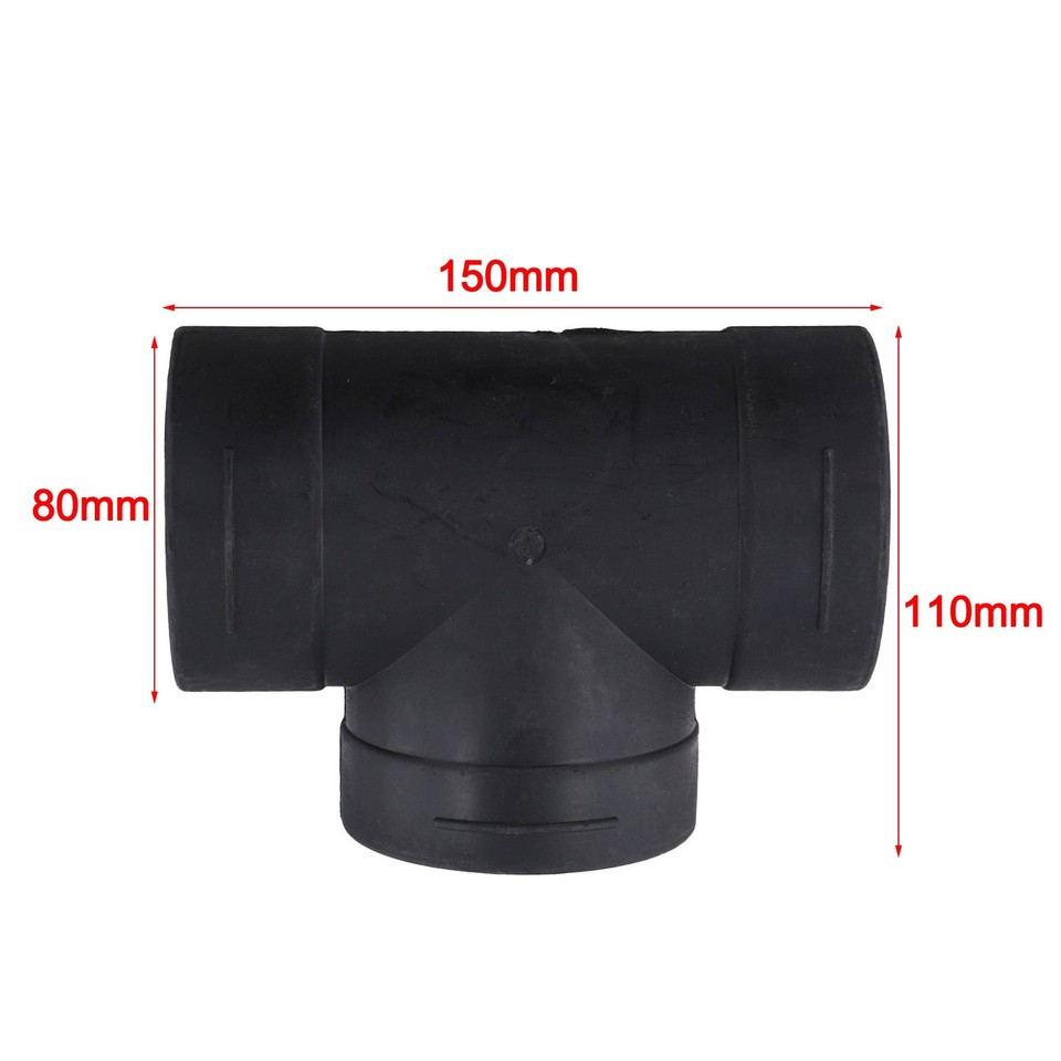 Plastic T Piece Outlet Vent Hose (80mm) for Efficient Warm Air ...