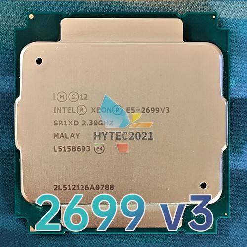 Intel Xeon E5-2699 v3 2.3GHz 18Cores 36Thread 30MB 145W LGA2011-3 CPU ...