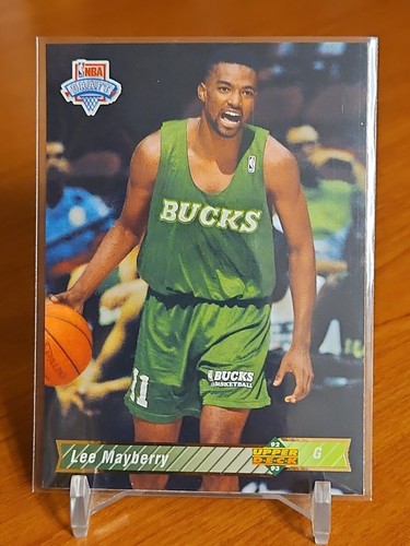 1992-93 Upper Deck Lee Mayberry Rookie Milwaukee Bucks #17 | eBay