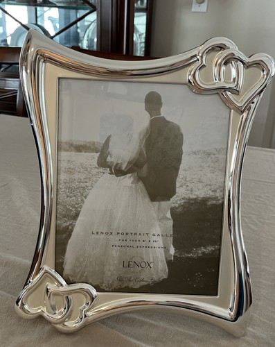 Lenox Wedding Promises, Silver Plated 8 X 10 Heart Frame. Nice! | eBay