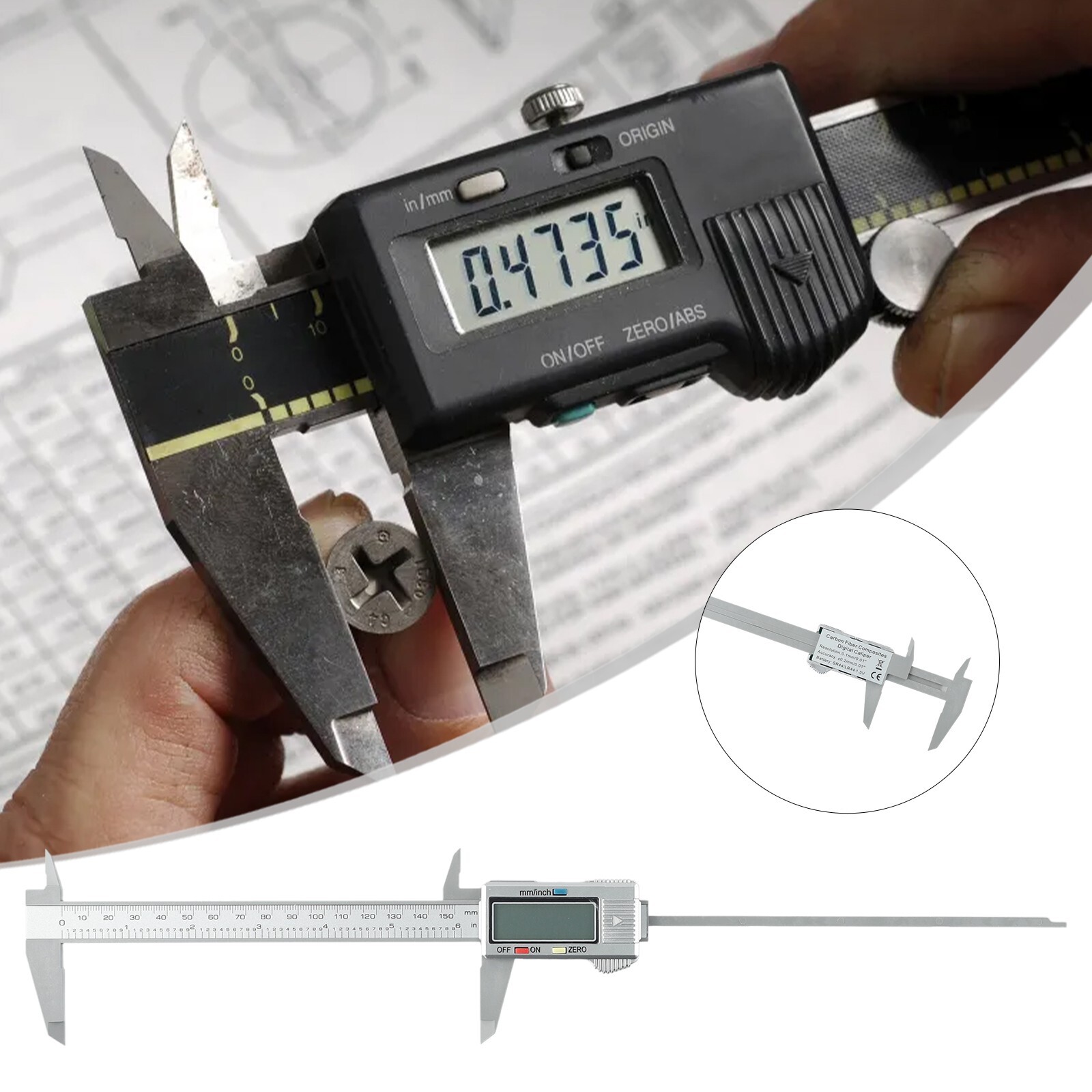 Durable and Lightweight Digital Caliper for Engineering Operations ...