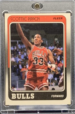 1988 Fleer Scottie Pippen Rookie #20 ROOKIE CARD RC CHICAGO BULLS NBA ...