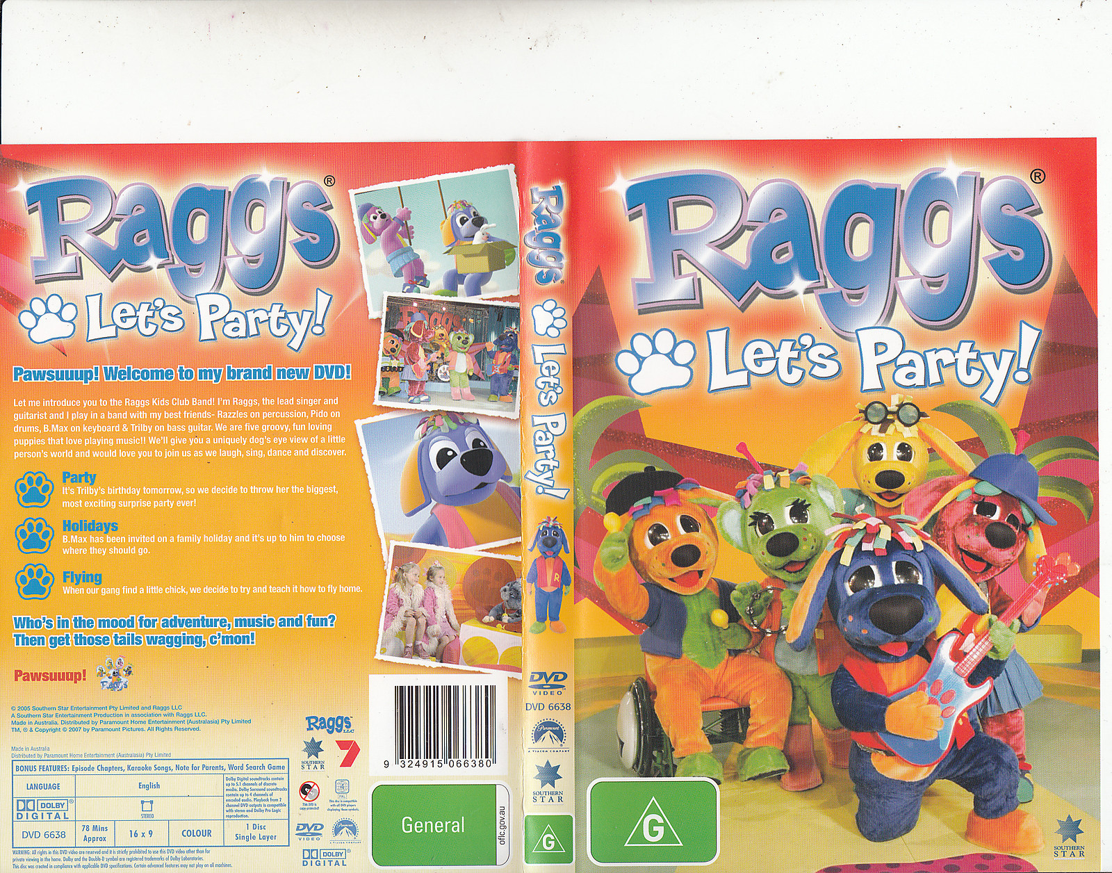 Raggs:Let's Party-2006/14-TV Series Australia-3 Episodes[72 minutes ...