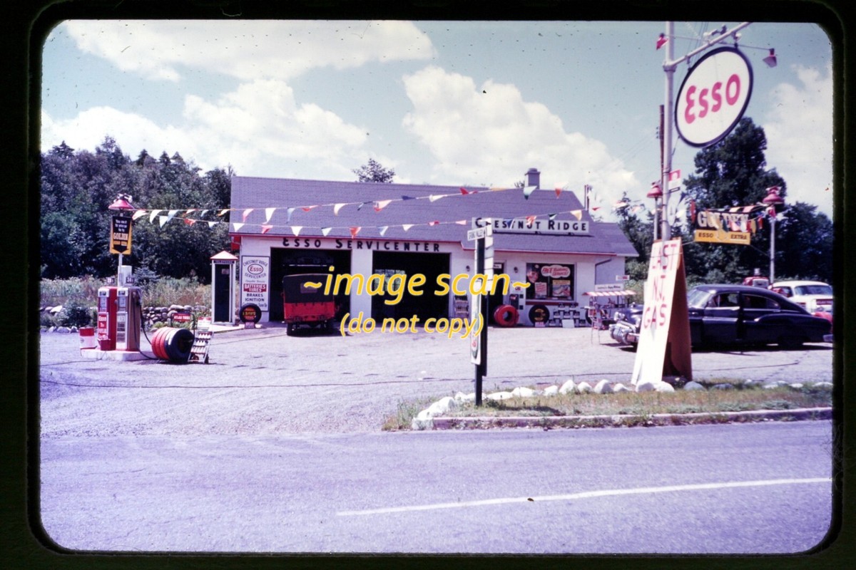 1970s Esso Gas Station Esso Discover Their Rich History In The UK