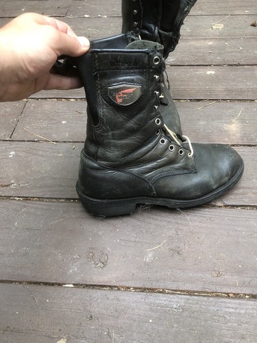 Red Wing #980 Waterproof Motorcycle Biker Riding Leather Mens Boots ...