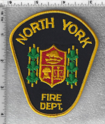 North York Fire Department (Ontario, Canada) Shoulder Patch | eBay