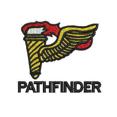 Army Pathfinder Torch with an optional Ranger Tab Veteran Embroidered ...