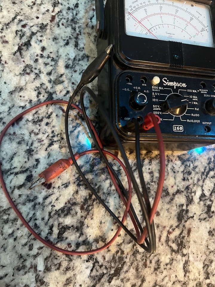 vintage simpson model 260 multimeter Tested Working. A | eBay