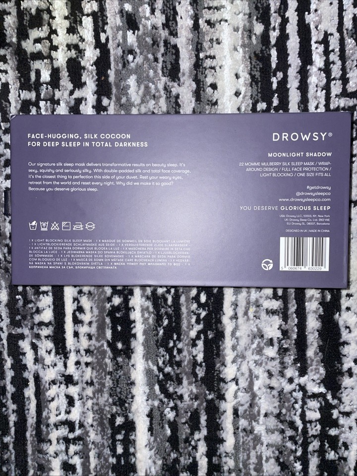 Drowsy Sleep Mask Moonlight Shadow | eBay