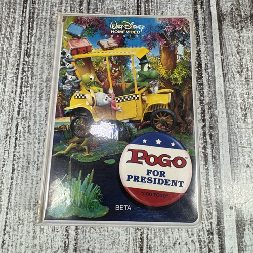 Rare Walt Disney Pogo for President Beta Betamax (NOT VHS) Clamshell ...