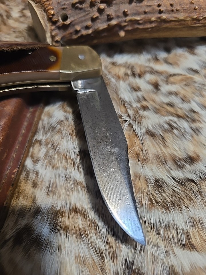 Vintage Schrade USA 7OT Old Timer 3.5” Lockback Knife Sawcut Brown ...