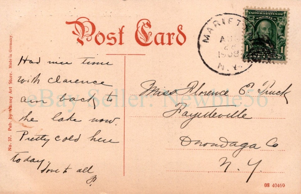 Amber NY - SOUTH WEST SHORE OF OTISCO LAKE - Postcard | eBay