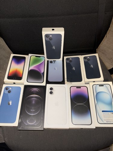 Lot of (11) Empty Apple iPhone Boxes – 13,12pm, 16+,14+pm,15+,se,13mini ...