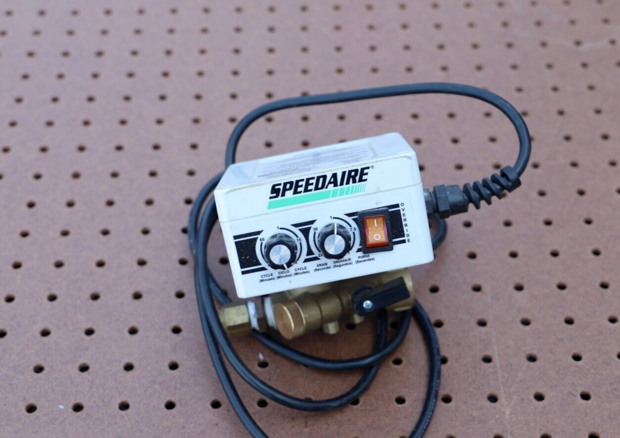 SPEEDAIRE 53CE44 AUTO DRAIN VALVE 1/2 IN NPT OUTLET 3/8 IN NPT OUTLET ...