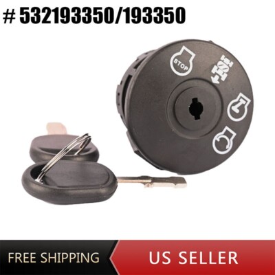 Ignition Key Switch 532193350 193350 For Husqvarna Poulan Craftsman AYP ...
