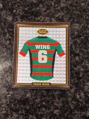 NRL FOOTY FRAMES CARD CRAIG WING NUMBER 6 SOUTH SYDNEY RABBITOHS AS NEW | eBay Australia