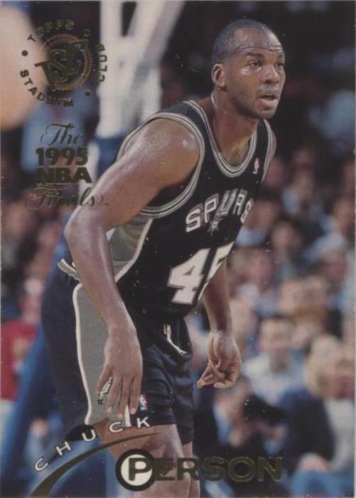 1994-95 Topps Stadium Club - Chuck Person #282 The 1995 Nba Finals for ...