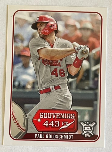 TOPPS 2021 BIG LEAGUE PAUL GOLDSMITH SO-25 SOUVENIRS CARDINALS BASEBALL ...