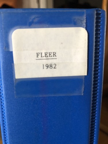 1982 Fleer Baseball Card Collector Set | eBay