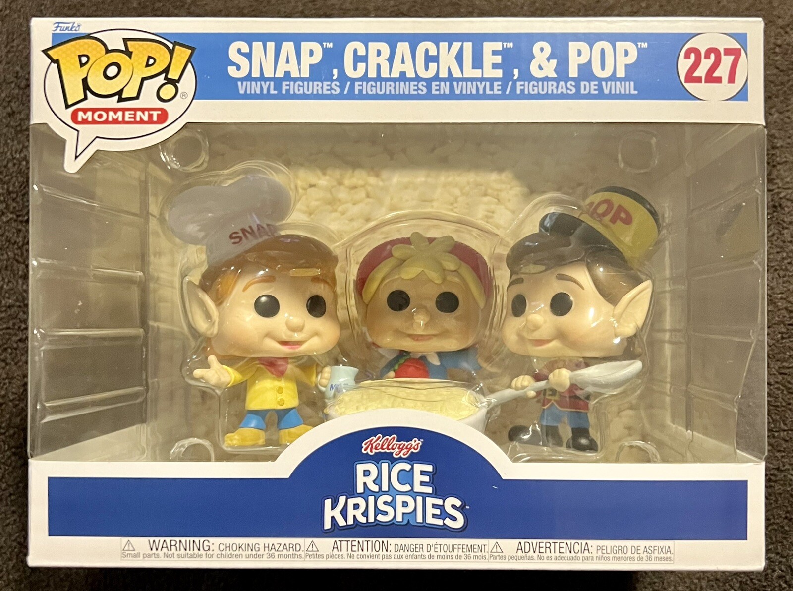 FUNKO POP VINYL AD ICONS KELLOGG’S RICE KRISPIES 227 SNAP, CRACKLE ...
