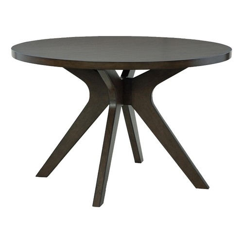 Ashley Furniture Wittland Round Wood Dining Table in Gray and Brown ...