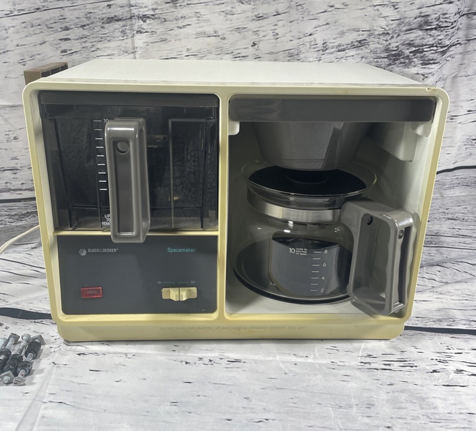 Complete Black & Decker Spacemaker Coffee Maker B3SDC1D 10-cup RV ...