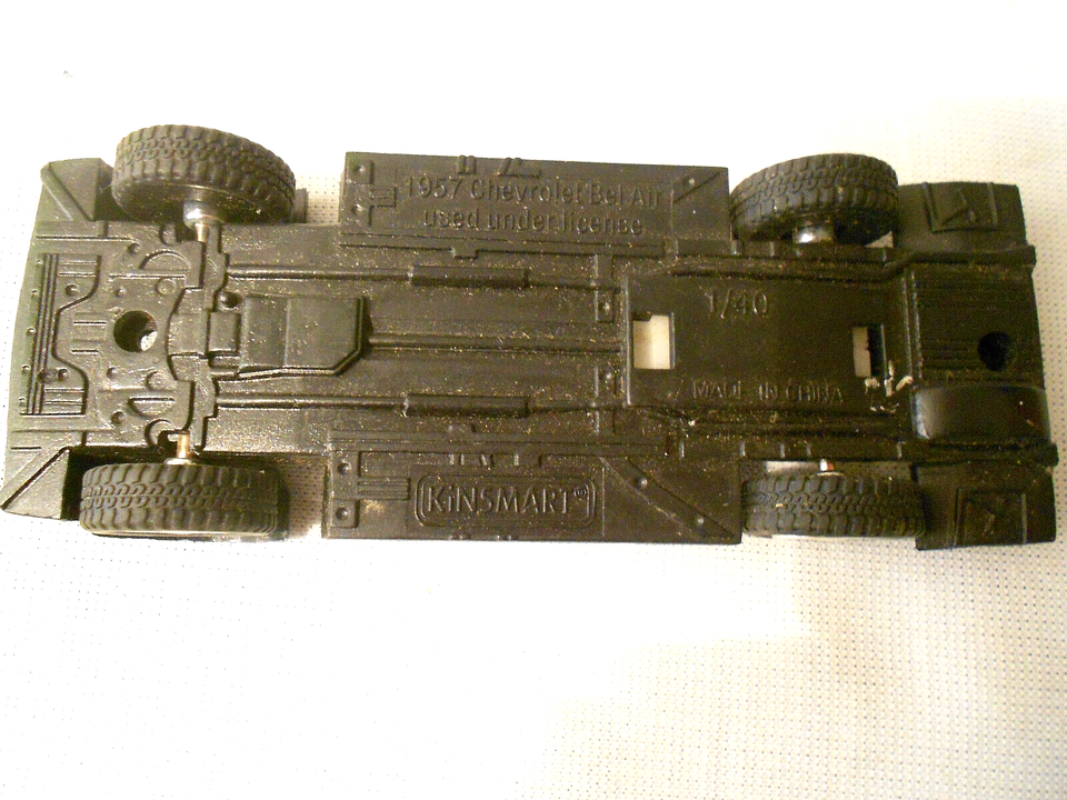 { kinsmartcar 22 # police car pull back Chassis 1957 Chevy Bel Air ...