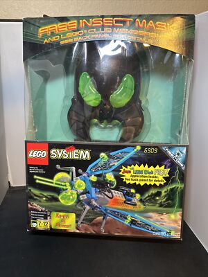 Vintage LEGO Space Insectoids Sets 6908, 3 of 6903, 2 of 6817 w/mask ...