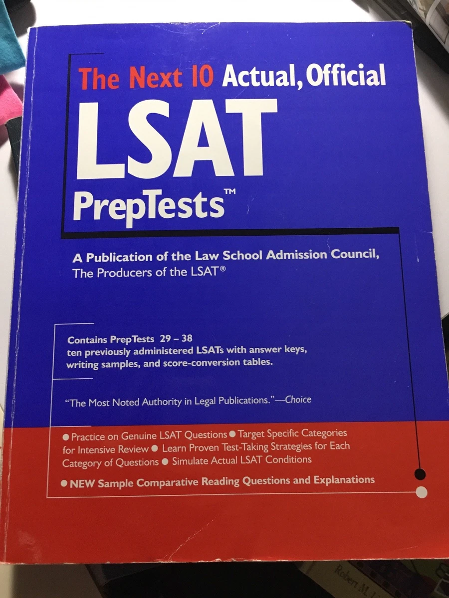 The Next Ten Actual Official Lsat Preptests Clearance ...