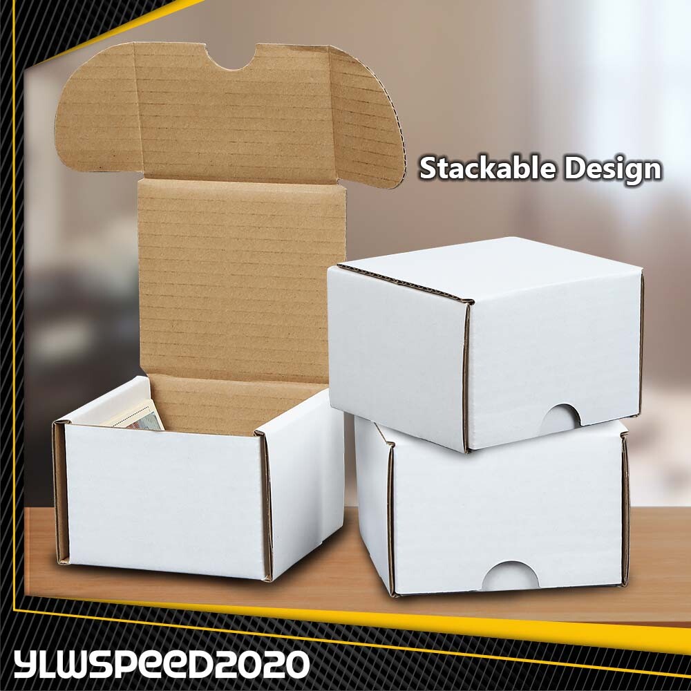 200 Count Max Pro Cardboard Baseball Corrugated Trading Card Storage ...