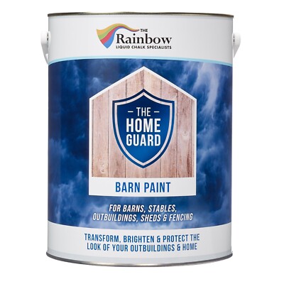 The Home Guard BARN PAINT Water-Based Exterior Wooden Building & Fence ...