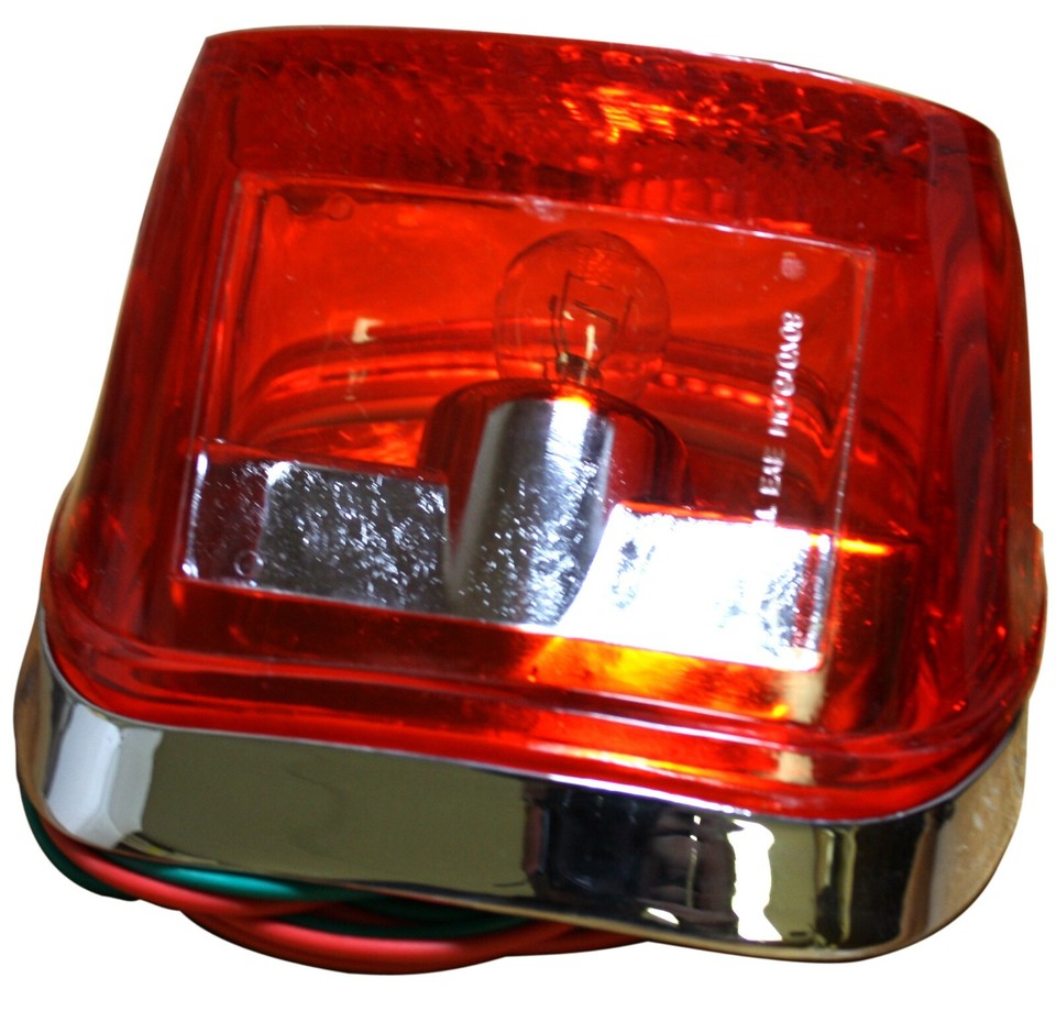 Chromed Tail Light Assembly. Replaces Harley Davidson 68008-73A Big ...