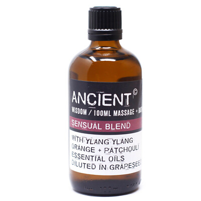 Ancient Wisdom Essential Oils Blend Sensual Massage & Bath Oil 100ml | eBay
