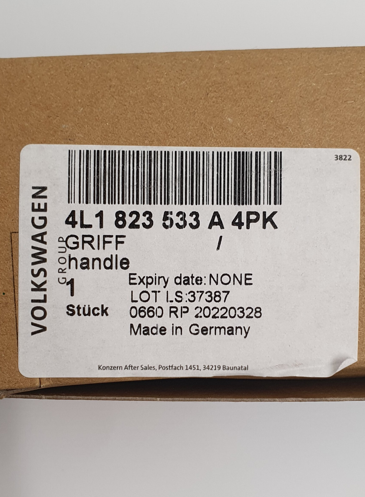 Audi Q7 4L Hood Latch Release Handle Lever Bonnet Opener BLACK 2005 ...