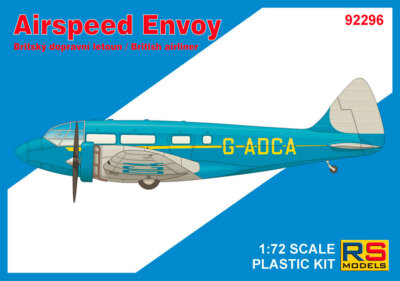RS Models 1/72 British Airspeed Envoy Lynx Engine Airliner | eBay