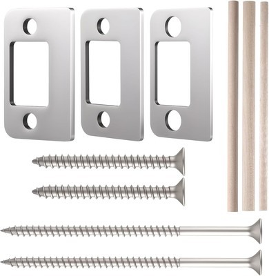 1 Pack Door Strike Shim Plates, Deadbolt Restorer Strike Plates ...