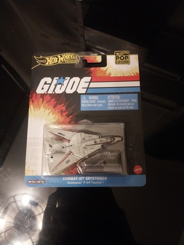 Hot Wheels Premium GI Joe Combat Jet Skystriker Grumman F-14 Tomcat Lot ...