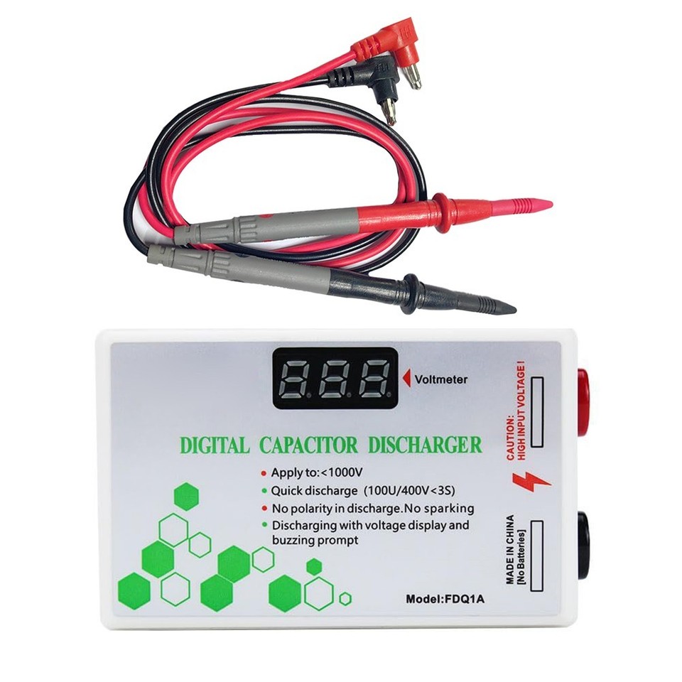Capacitor Discharger Fast Discharge Tool Plastic Material Test Pen ...