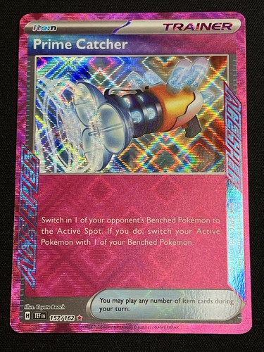 Pokemon TCG Prime Catcher 157/162 2024 Temporal Forces ACE SPEC Rare ...