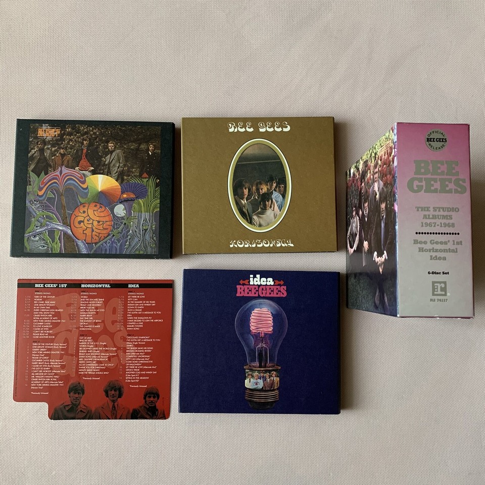 BEE GEES-THE STUDIO ALBUMS 1967-1968 6 CD Set 2006 Official Bee Gees ...