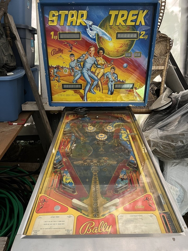 Star Trek Pinball Machine - Bally 1978 | eBay