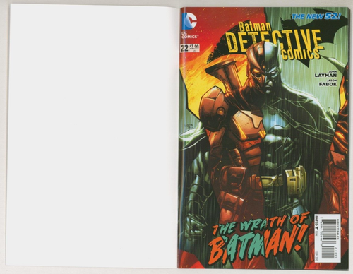 Batman Detective Comics #22 DC Comic Blank Sketch Cover Variant Jason ...