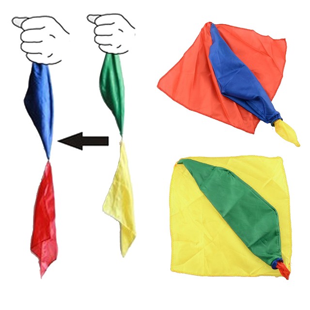 Colour Changing Scarf Magic Trick - Cloth Advanced Magician Kids Kit ...