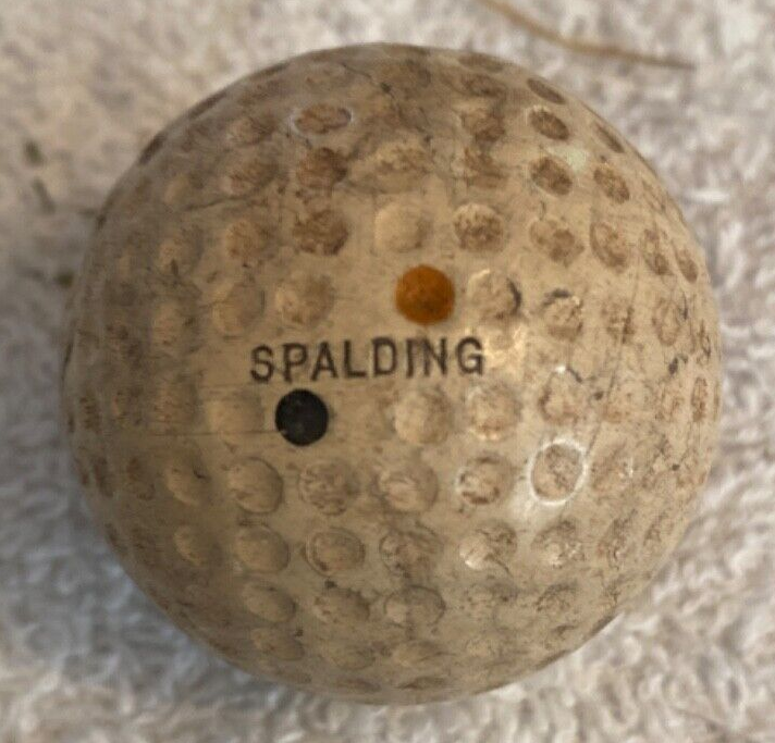 VTG. SPALDING PAR-FLITE DIMPLE GOLF BALL, "Double Dot", 1950s | eBay